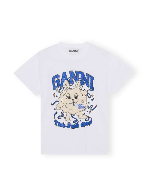 FUN BUNNY T-shirt | GANNI - Shop her > GUNDTOFT.DK