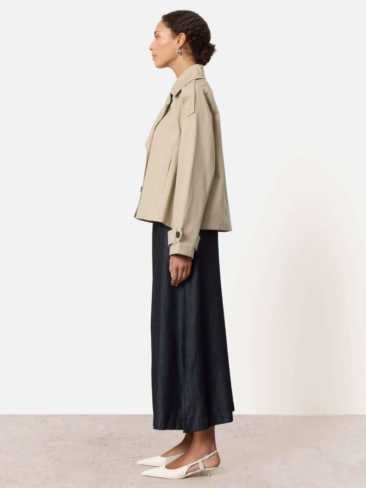 FILIS 2 Kort Trenchcoat | Leveté Room - Shop her > gundtoft.dk