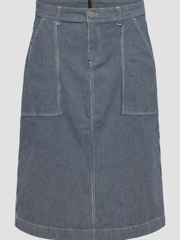 NADINE Stribet Nederdel | REDGREEN - Shop her > gundtoft.dk